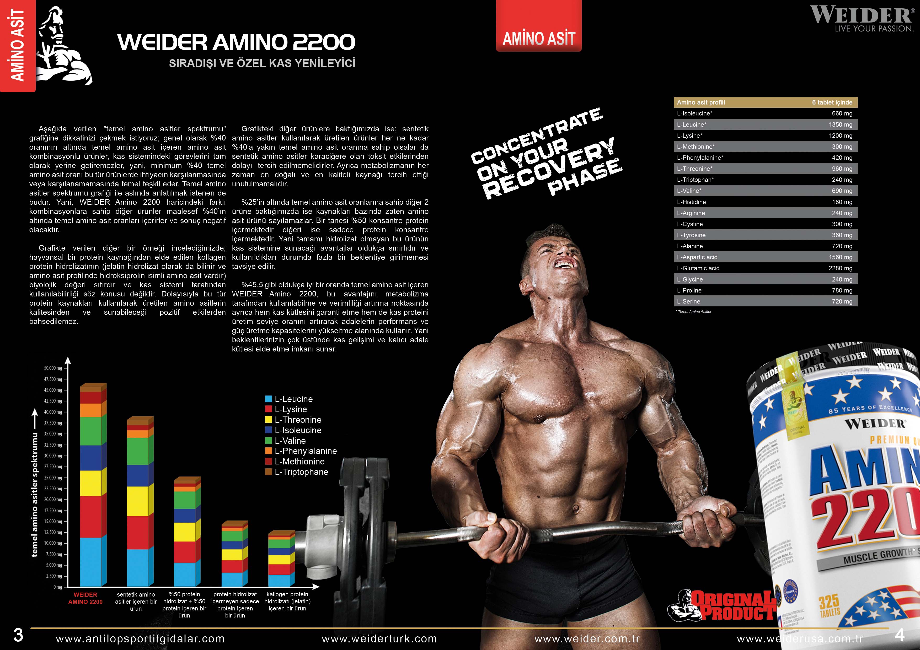WEIDER Whey Aminos (300 Tablet)